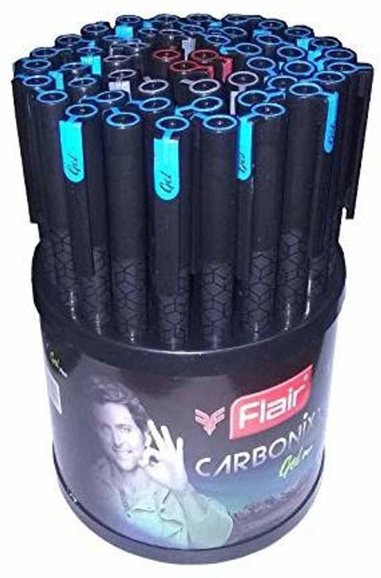 FLAIR CARBONIX GELL PEN PACK OF 50 Gel Pen Buy FLAIR CARBONIX GELL flair-carbonix-gell-pen-pack-of-50-gel-pen-buy-flair-carbonix-gell