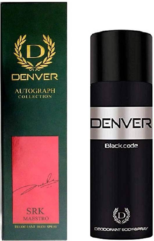 DENVER Maestro Collection & Black Code Deo Body Spray - For Men - Price ...