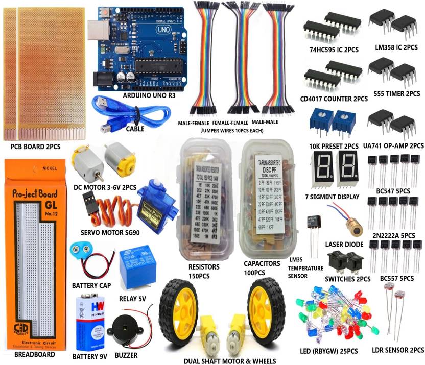 Dengineers Electronic Diy Project Kit Model X For College Projects