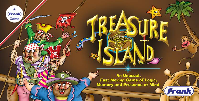 Frank Treasure Island Party & Fun Games Board Game - Treasure Island ...