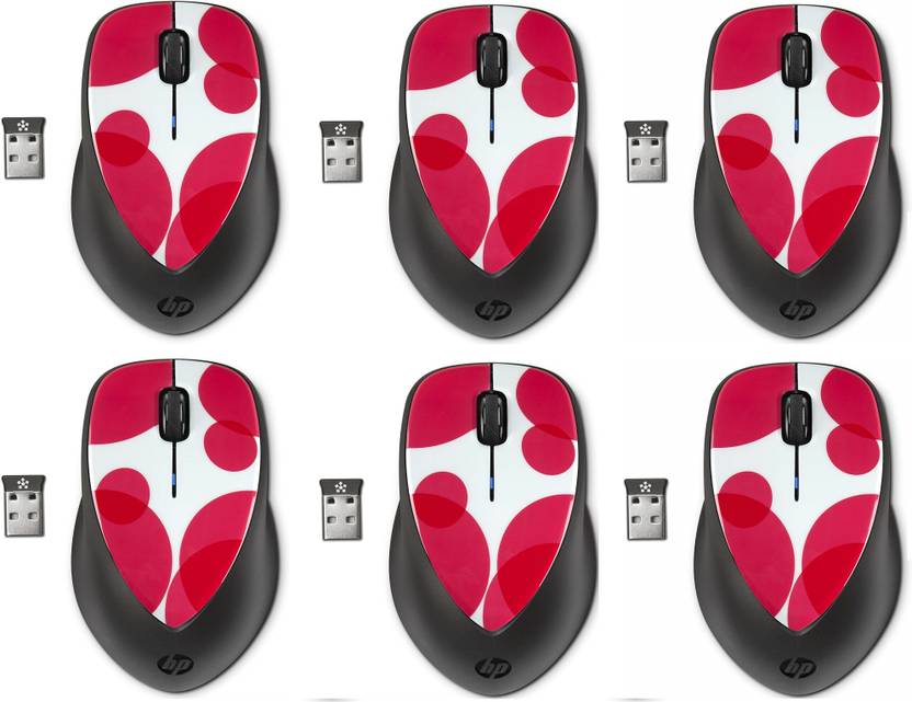 HP Wireless Mouse X4000 w Laser Sensor - Color Patch (Pack of 6 ...