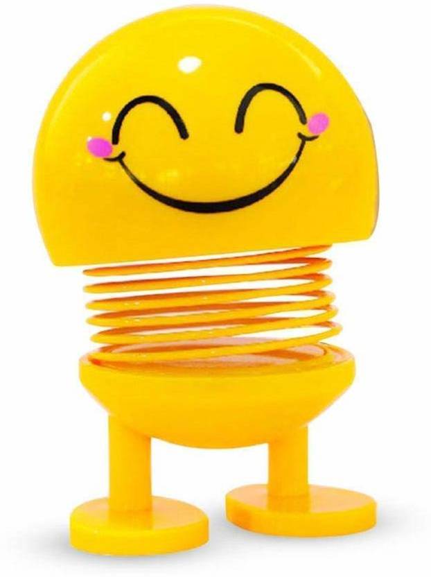 Aubade Car Emoji Figures, Shaking Head Toys, Smileys Spring Toy ...