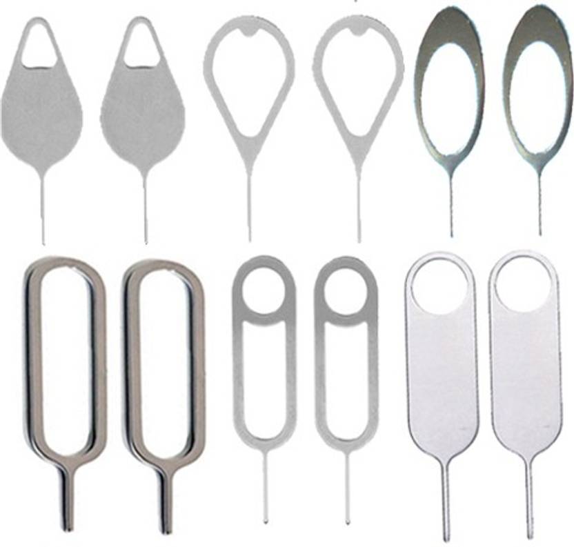 QWEEZER 12pcs Mobile Sim Ejector pin Tools Tray Holder Opener Sim ...