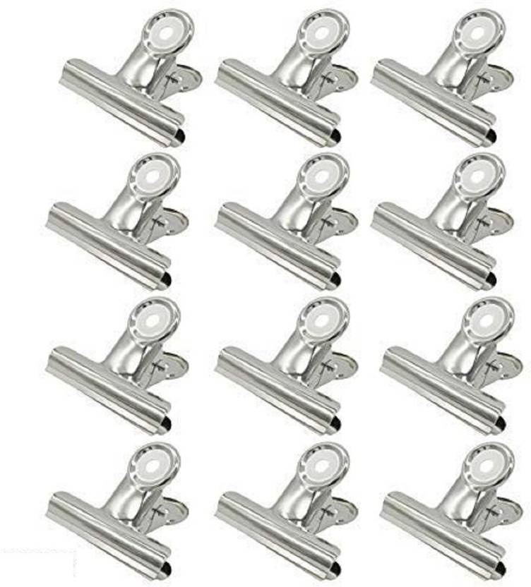 Flipkart.com | DEZIINE Silver Tone Round Handle Paper Clips Office ...