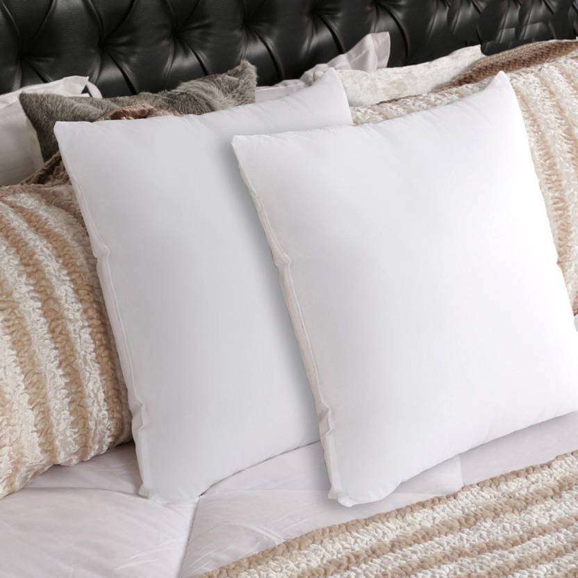 Shreejee Polyester Fibre Solid Back Cushion Pack of 2 - Buy Shreejee ...