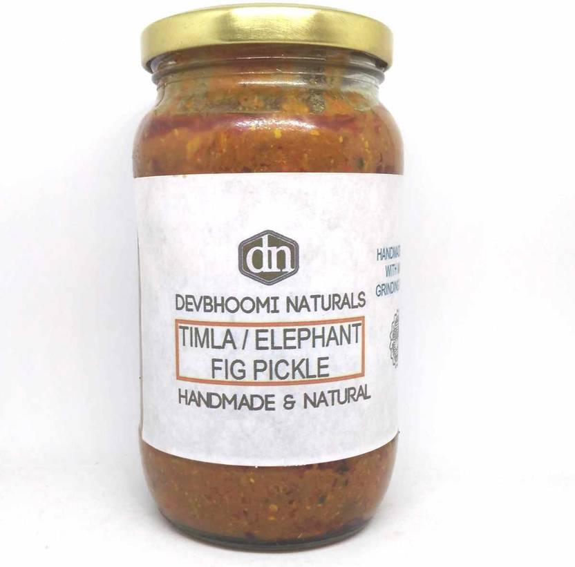 Devbhoomi Naturals Natural Handmade Timla / Anjeer / Fig Pickle Mixed ...