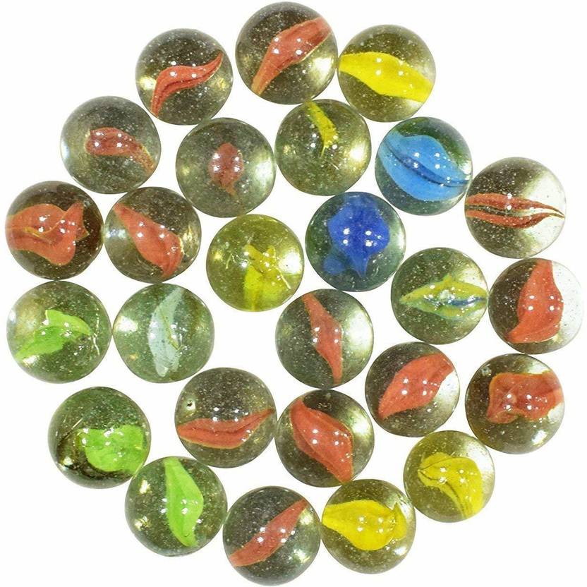 Happie Shopping Glass Marbles/kanche for Your Kids (45 Pieces) - Glass ...