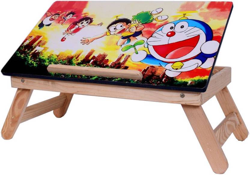 Vencho Doremon Cartoon Character Table Solid Wood Study Table Price in ...