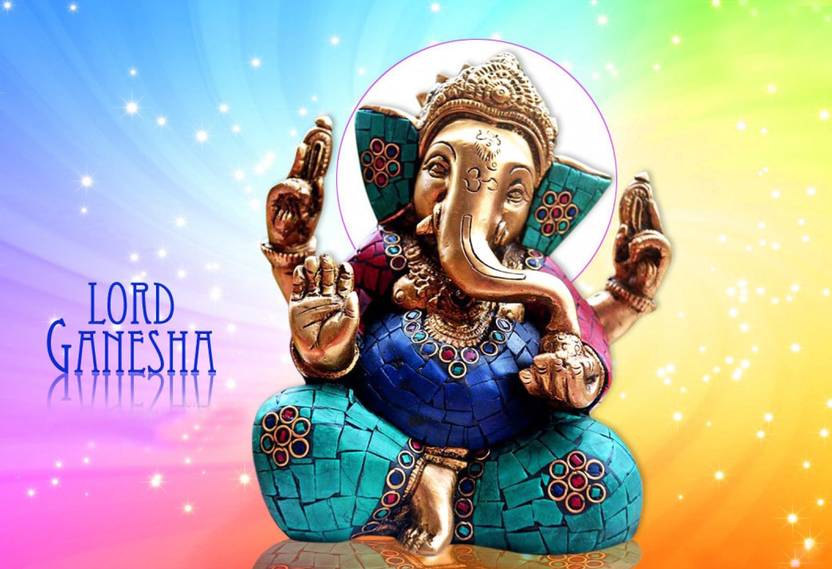 Ganpati Bappa art extra large size jumbo Poster For Living Room,Bedroom ...
