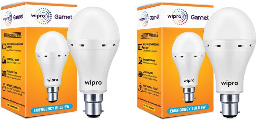 WIPRO NE9001_2 Bulb Emergency Light Price in India - Buy WIPRO NE9001_2 ...