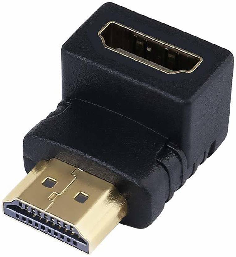 Fedus HDMI Adapter 0.01 m L Shape HDMI Male to HDMI Female Jointer ...