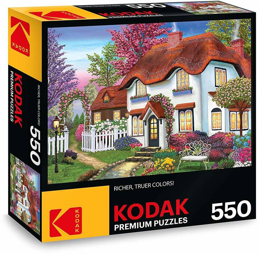 KODAK Premium Puzzles Cozy Cottage Jigsaw Puzzle (550 Piece) - Cozy ...