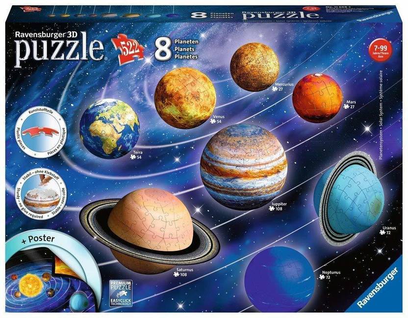 RAVENSBURGER 3D Puzzle Solar System - 3D Puzzle Solar System . shop for ...