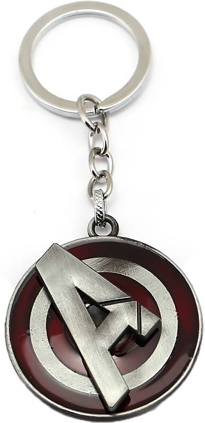 GCT Rotating Marvel Avengers Logo Superhero Collectible (Design-3) Grey ...