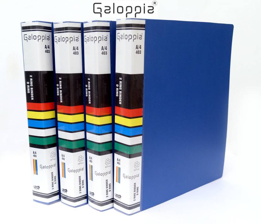 Flipkart.com | GALOPPIA Plastic Ring Binder File - 2D - Ring Binder ...