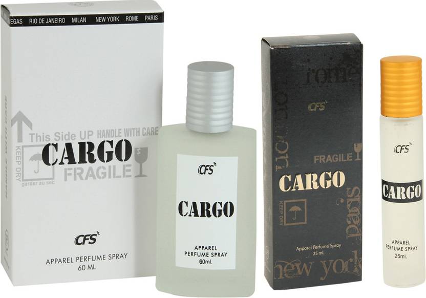 Buy CFS Cargo White 60ml + Cargo Black 25ml Perfume - 85 ml Online In ...