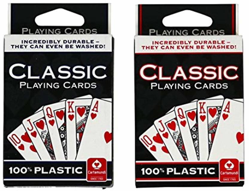 Cartamundi Plastic Classic Playing Cards - Plastic Classic Playing ...
