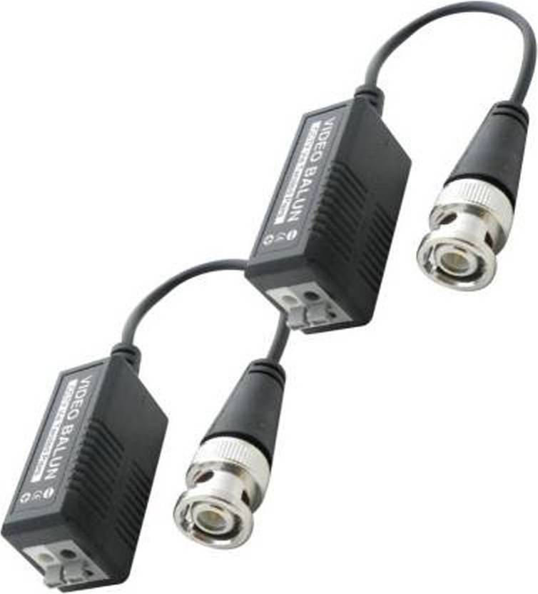 Yessr Power Solutions BNC Video Balun Coaxial CCTV camera connection ...