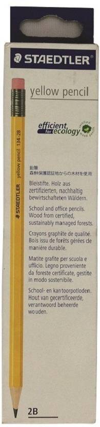 Flipkart.com | STAEDTLER HB Pencil with Eraser Tip - Pack of 12 -134 2B ...