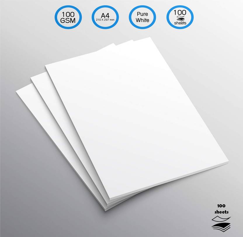 Flipkart.com | WAYTOBUY Papers 100 Sheet/Paper A4 Size for Printing and ...