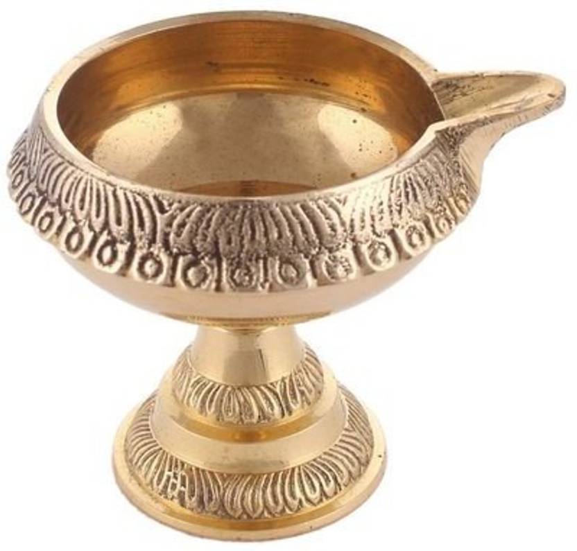 Puja N Pujari Kuber Diya Deepam Akhand Diya on Stand for Pooja and ...