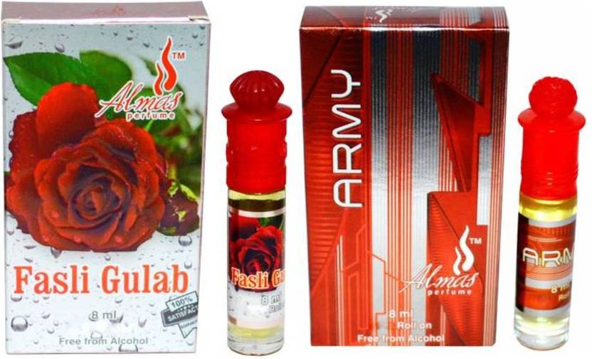 Almas Fasli Gulab & Army Floral Attar Price in India - Buy Almas Fasli ...