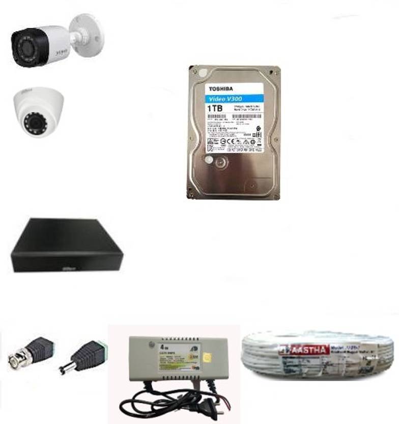 DAHUA Dahua 4 Channel HD- DVR with 720P Realtime Preview + 1Dahua HD IR ...