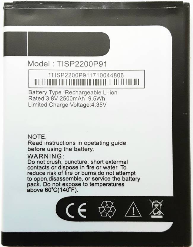 FULL CELL Mobile Battery For Panasonic P91 TISP2200P91 Price in India ...