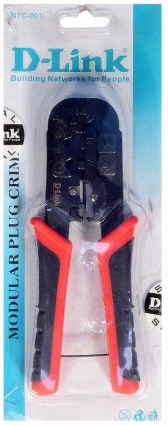 D-Link Modular Plug Crimper Stripper Cutter Network Telecom RJ45 RJ11 ...