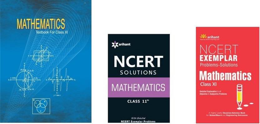 Ncert Math Class 11 + Ncert Solution And Ncert Exampler: Buy Ncert Math ...