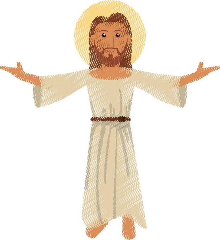 Drawing jesus christ god posters christian religious jesus poster(no ...