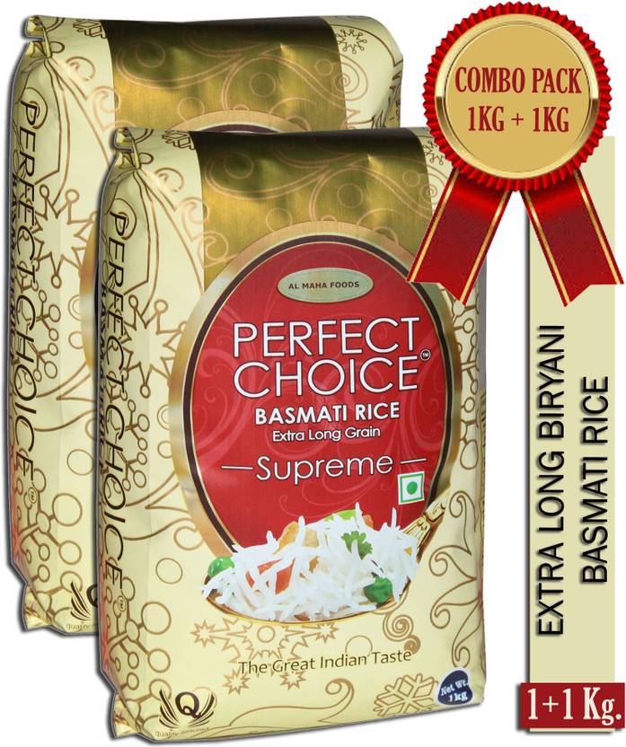 Perfect Choice Supreme Basmati Rice (Long Grain, Steam) Price in India ...