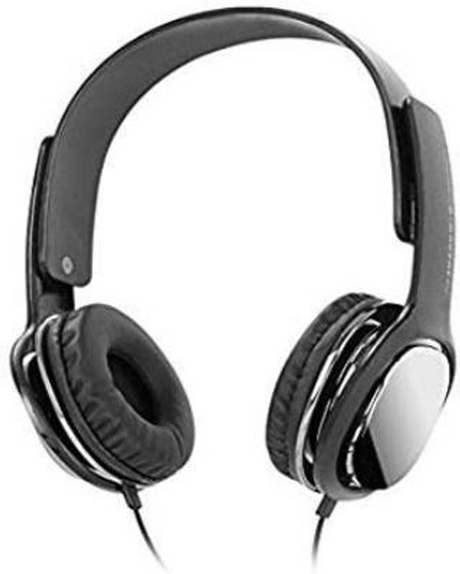 ZEBRONICS Shadow Wired Headphone With Mic (Black) Wired Headset Price ...