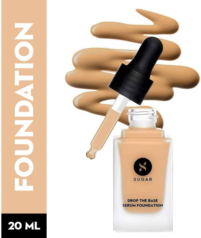 SUGAR Cosmetics Serum Foundation - 32 Cortado (Medium, Golden Undertone ...