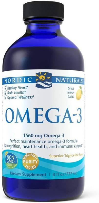 Nordic Naturals Omega-3 Liquid 1560 mg Natural Lemon Flavor 8 Oz Price ...