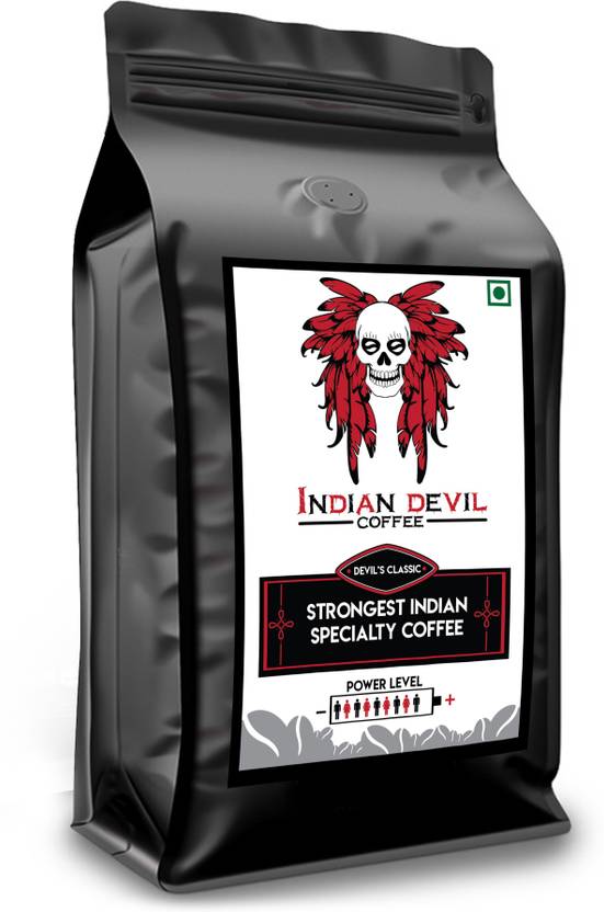 INDIAN DEVIL Strongest Indian Specialty Coffee Roast & Ground Coffee ...