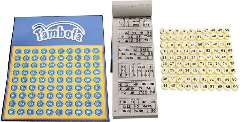 V&G TRADERS Tambola Housie Game - 600 Tickets, Multi Color Party & Fun ...