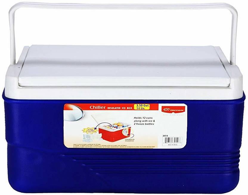 PRINCEWARE Insulated Plastic Chiller Ice Box,14 L(Blue) ICE BOX - Buy ...