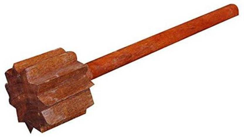 saiostore Curd beater Wooden/ Butter beater Wooden-Traditional 50 W ...