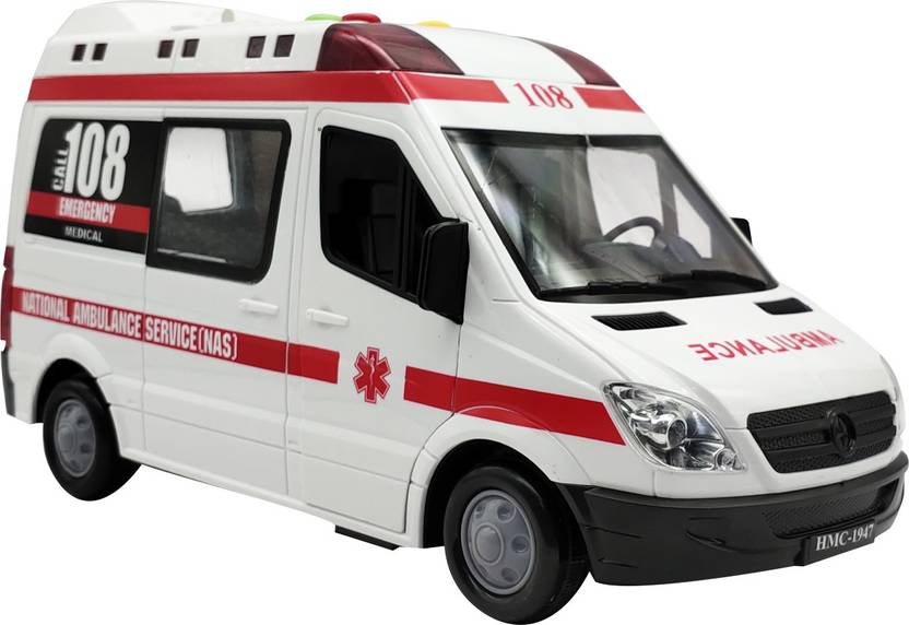 Little Joy Emergency Hospital 108 Ambulance Vehicle Van Toy with ...