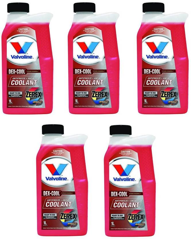 VALVOLINE Coolant Zerex Dex-Cool Premix 1L (Pack Of 5) Coolant Price in ...