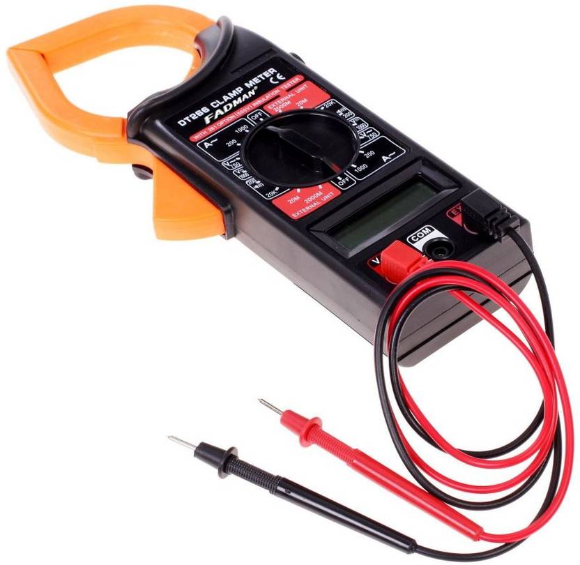FADMAN DT 266 CLAMP METER ELECTRICITY AMPERE MEASUREMENT Digital Multimeter Price in India - Buy ...