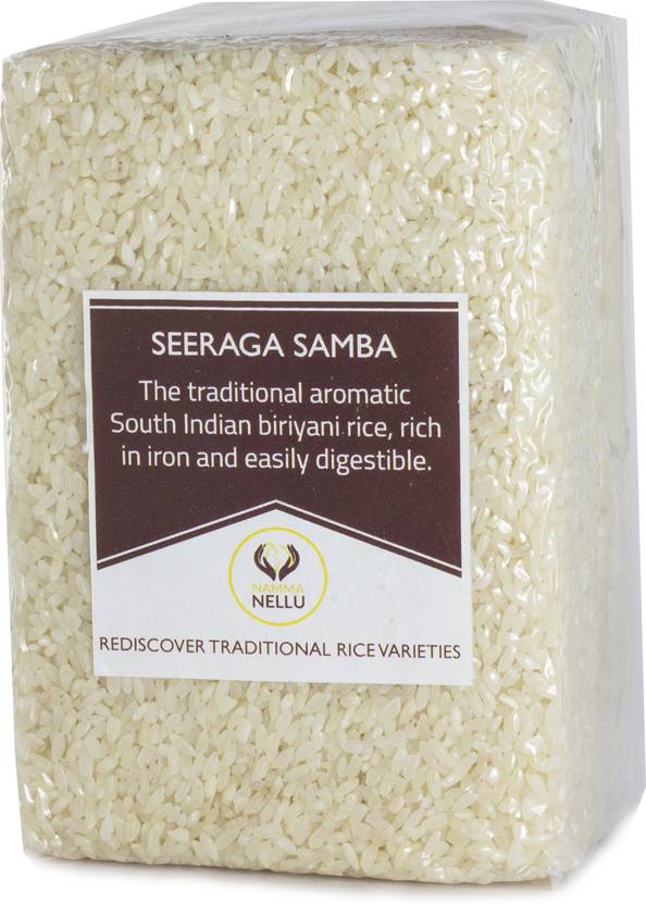 Namma Nellu Traditional Rice - Seeraga Samba Raw Rice (Small Grain ...