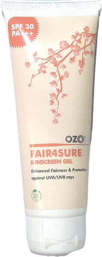 OZONE Fair4sure Sunscreen Gel - SPF 30 PA+++ - Price in India, Buy ...