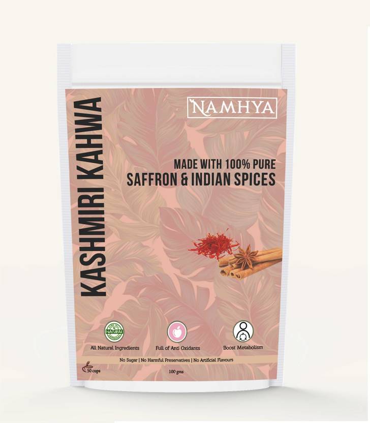 NAMHYA FOODS KASHMIRI KAHWA Herbs Herbal Tea Pouch Price in India - Buy ...