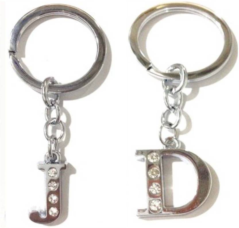 Rashi Traders Alphabet D & J Letter Key Chain Price in India - Buy ...