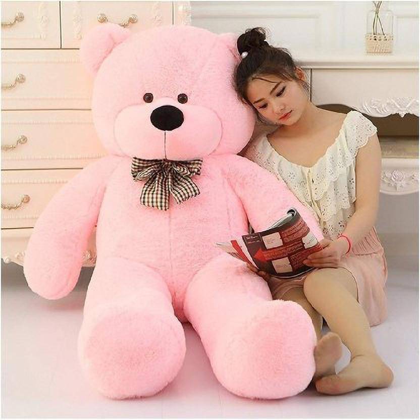 Kexmon Soft Stuffed Pink Color Teddy Bear (85cm) - 34 inch (Pink) - 85 ...