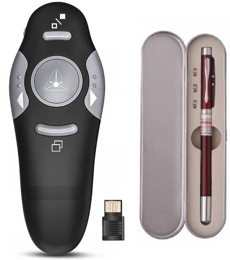 Techtest 2.4GHz Wireless USB Presenter PowerPoint Remote PPT Clicker ...