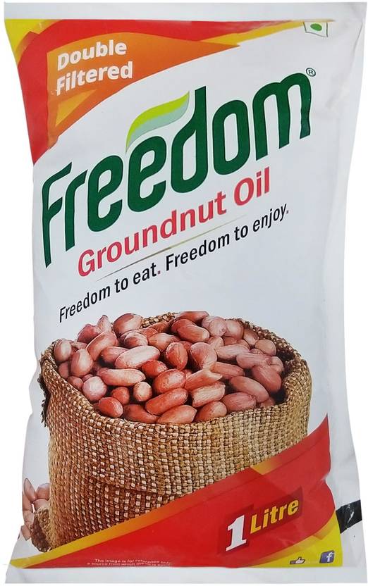 Freedom Double Filtered Groundnut Oil Pouch Price in India - Buy ...