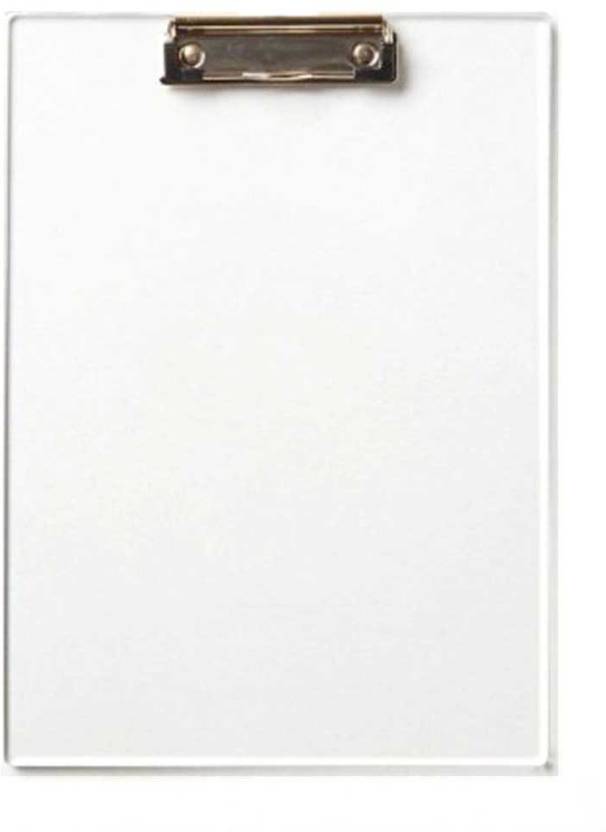 Flipkart.com | 100yellow Acrylic Medium Size Transparent exam board ...